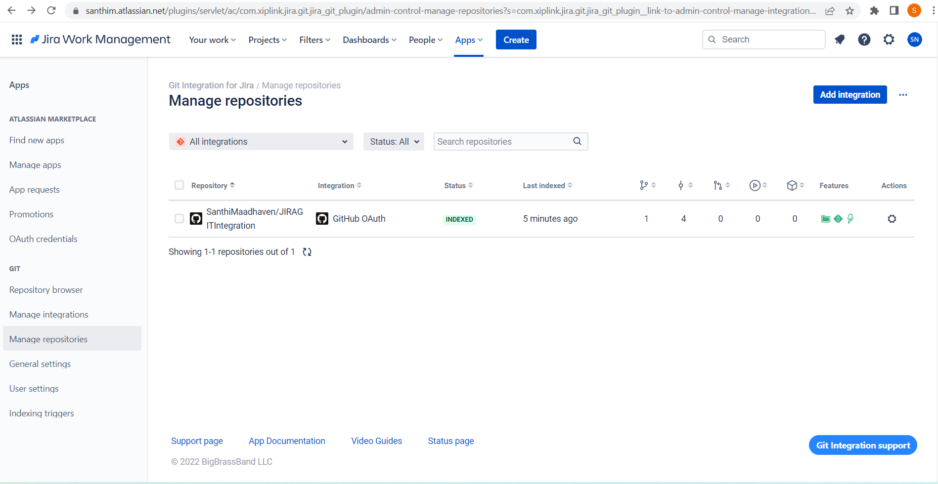 Integration Of Git Code Commit With Jira Santhi S Blog