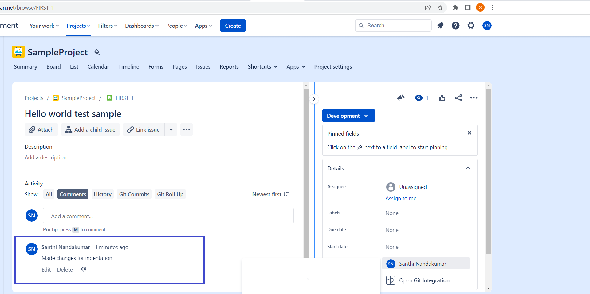 Integration Of Git Code Commit With Jira Santhi S Blog